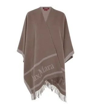 Max Mara Tassel Cloak - Brown