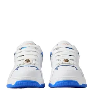 Versace Biggie Basket Leather Sneakers
