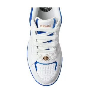 Versace Biggie Basket Leather Sneakers