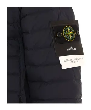 Stone Island Stand Collar Downjacket With Anti-drop Finish