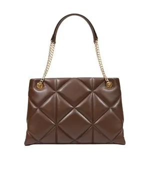 Moschino Geometric Quilted Pattern Shoulder Bag
