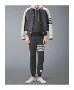 Thom Browne 4-bar Colour-block Drawstring Track Pants