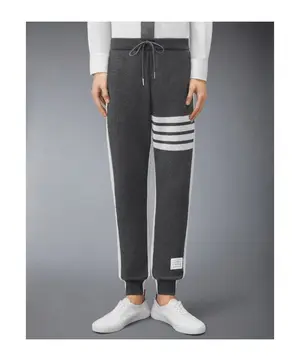 Thom Browne 4-bar Colour-block Drawstring Track Pants