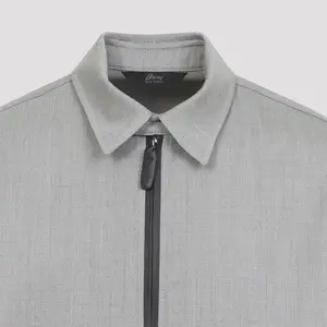 Brioni Long-sleeved Zip-up Jacket