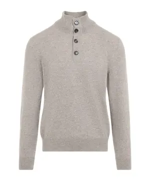 Brioni High-neck Sweater - Beige