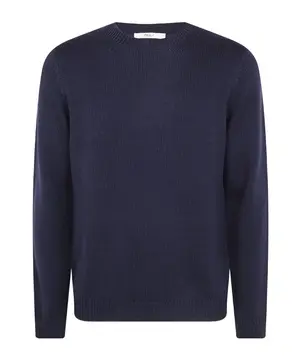 NUUR Crew Neck Sweater - Navy