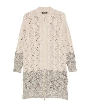 Fabiana Filippi Long-sleeved Cardigan - Neutrals