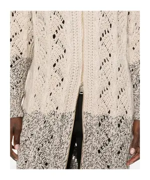 Fabiana Filippi Long-sleeved Zip-up Cardigan