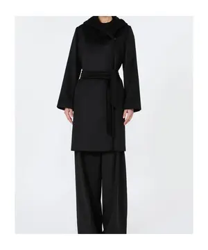 Max Mara Wool Broadcloth Robe Coat