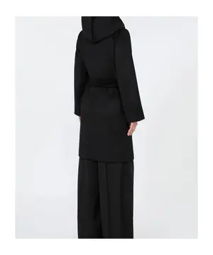 Max Mara Wool Broadcloth Robe Coat