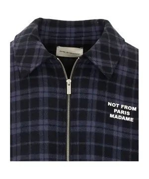 Drole De Monsieur Drôle De Checked Casual Jacket