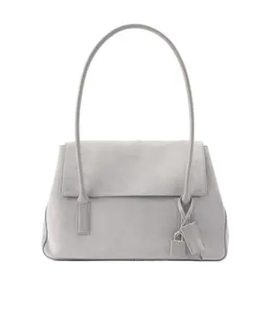 TOM FORD Suede Shoulder Bag - Gray