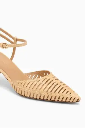 Ulla Johnson Francine Cage Kitten Heel With Gold Studs