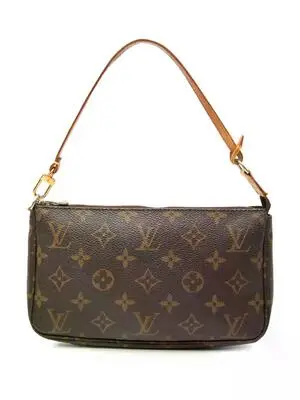 LOUIS VUITTON Monogram Pochette Accessoires Shoulder Bag - Brown