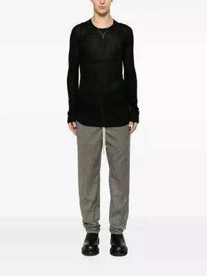 Rick Owens Drawstring Slim-leg Trousers
