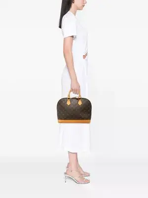 LOUIS VUITTON Monogram Alma Pm Handbag