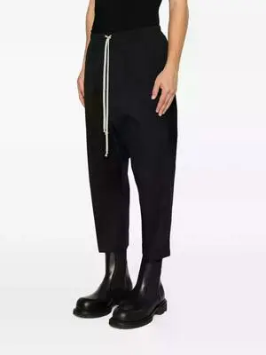 Rick Owens Drawstring Cropped Trousers