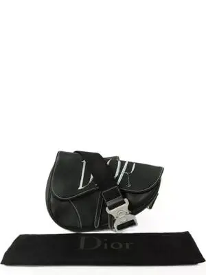 Dior Saddle Alex Foxton Shoulder Bag - Black