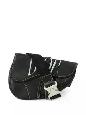 Dior Saddle Alex Foxton Shoulder Bag - Black