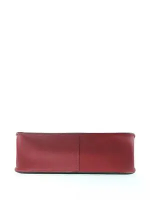 Hermès Halzan Leather Tote Bag - Red