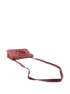 Hermès Halzan Leather Tote Bag - Red