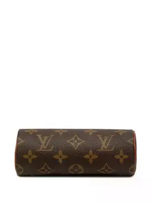 LOUIS VUITTON Monogram Papillon Pochette Handbag - Brown