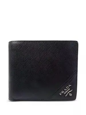 Prada Saffiano Leather Wallet - Black