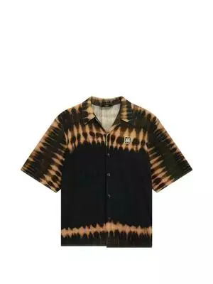 Amiri Ma Patch Tie-dye Knit Shirt