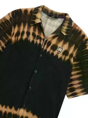 Amiri Ma Patch Tie-dye Knit Shirt