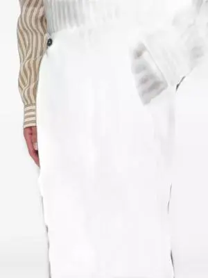 PT TORINO Cream White Elasticated Waist Trousers