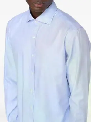 FAY Cotton Longsleeved Shirt - Blue