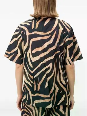 Hugo Zebra Print Short-sleeve Shirt