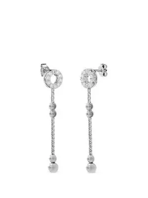 OFFICINA BERNARDI Empire S Diamond Drop Earrings - Silver