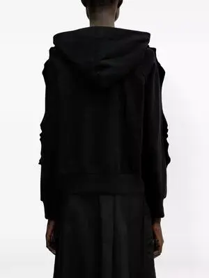 Undercover Ruffled-sleeve Hoodie