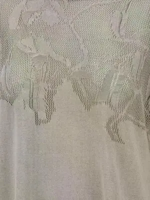 KANGRA Openwork Knit Cotton Top