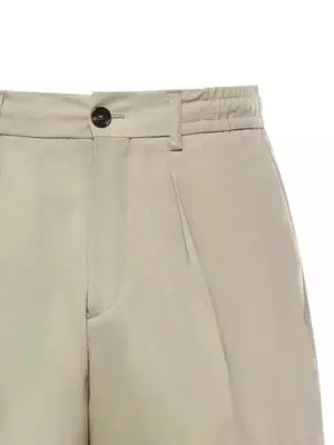 BE ABLE Pleated Elasticated-waist Shorts