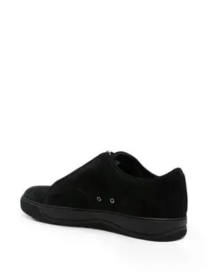 LANVIN Front-zip Suede Sneakers