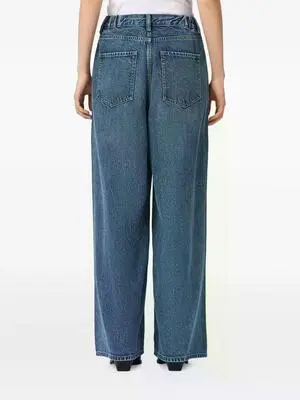 ALLSAINTS Pleated Wide-leg Jeans