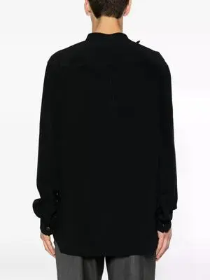 Rick Owens Island Asymmetric-collar Shirt