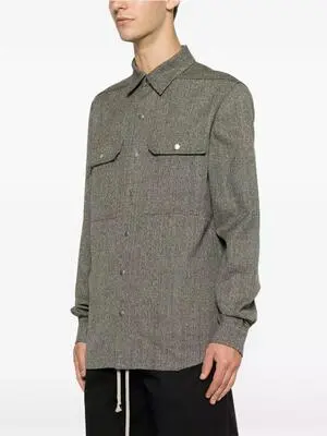 Rick Owens Back-strap Shirt