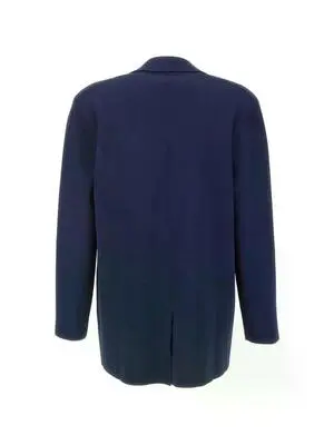 KANGRA Milano-stitch Single-breasted Blazer - Blue