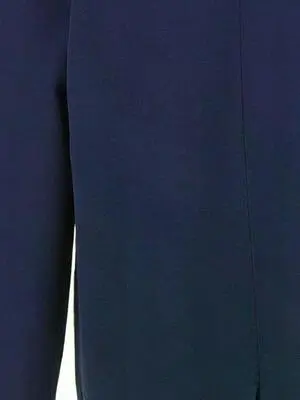 KANGRA Milano-stitch Single-breasted Blazer - Blue