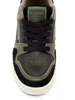 ALLSAINTS Panelled Leather Low Top Sneakers