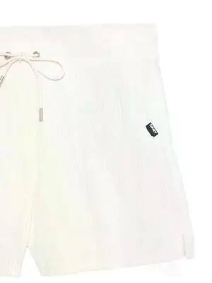 Dkny Ribbed Drawstring Shorts