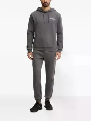 Guess Logo Print Drawstring Hoodie