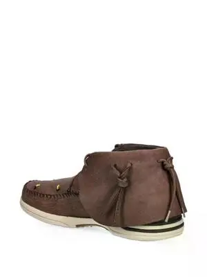 Visvim Bead-embellished Fbt Sneakers