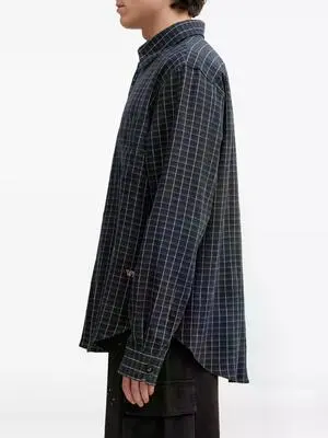 WALES BONNER London Check-pattern Long-sleeve Shirt
