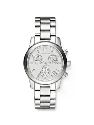 Michael Kors Runway Chronograph Stainless Steel Watch - Silver