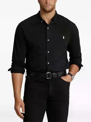 Polo Ralph Lauren Embroidered-logo Shirt - Black