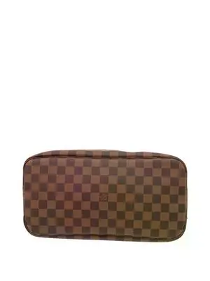 LOUIS VUITTON Damier Ebene Neverfull Mm Tote Bag - Brown
